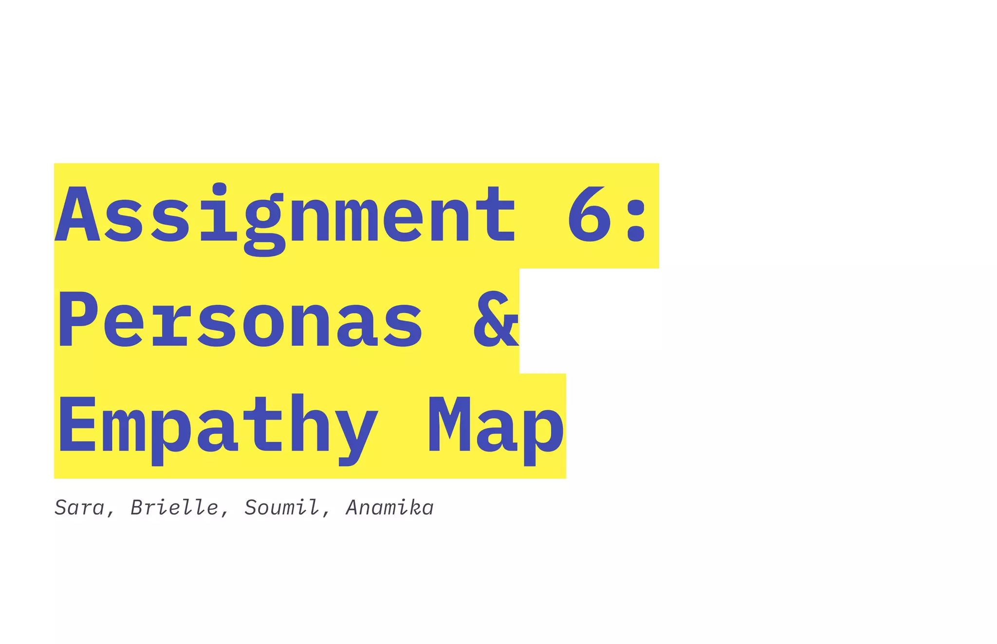 Persona and Empathy Map | PDF