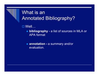 Annotated Bib1 | PDF