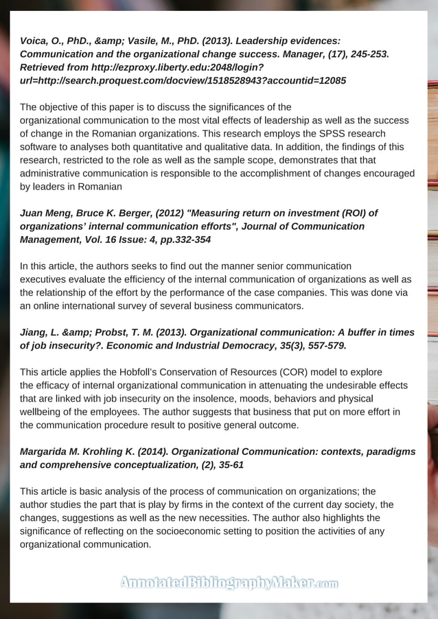 Annotated Bibliography Maker Sample | PDF