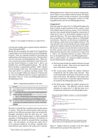 Annotated Bibliographical Reference Corpora In Digital Humanities | PDF