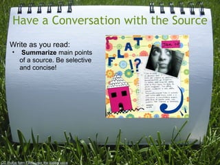 Annotated Bibliographies and Notetaking | PPT