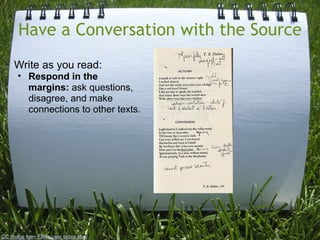 Annotated Bibliographies and Notetaking | PPT