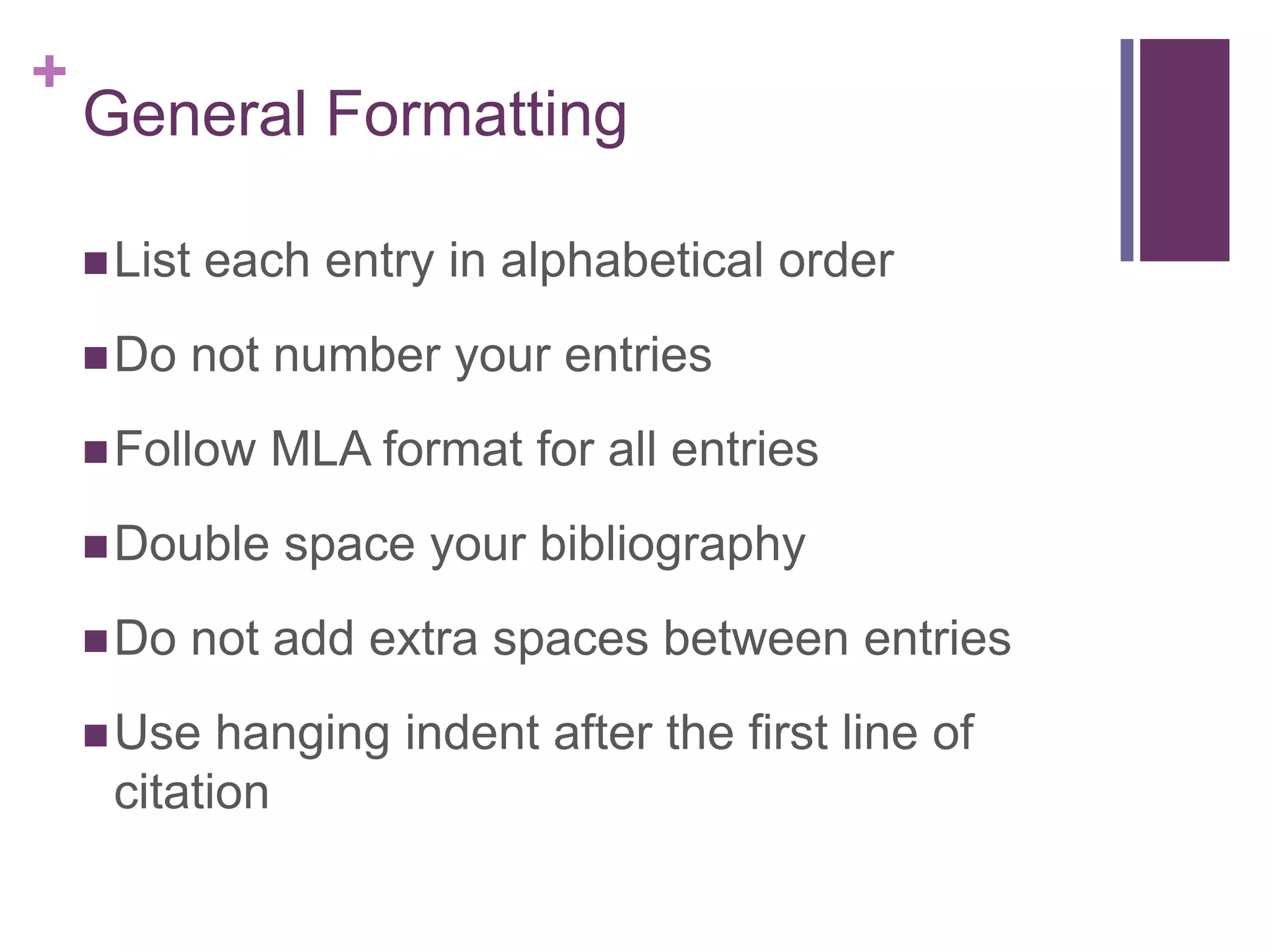 Annotated bibliography | PPTX