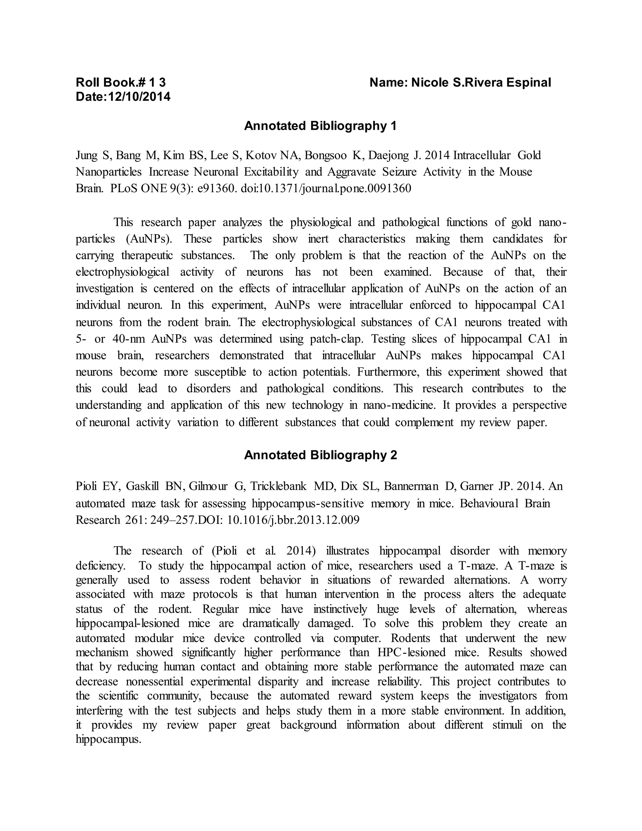 Annotated bibliography final 13 n.r.e | PDF