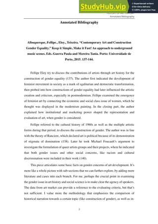 Annotated Bibliography History Of Art History | PDF