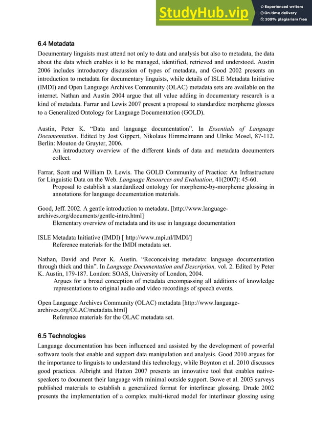 Annotated Bibliography Of Language Documentation | PDF