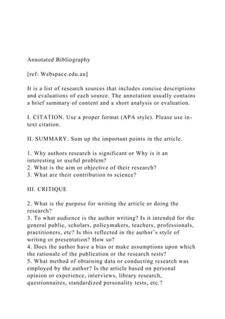 Annotated Bibliography [ref Webspace.edu.au]It is a l.docx