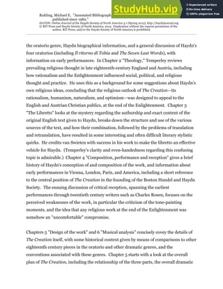 Annotated Bibliography The Creation | PDF