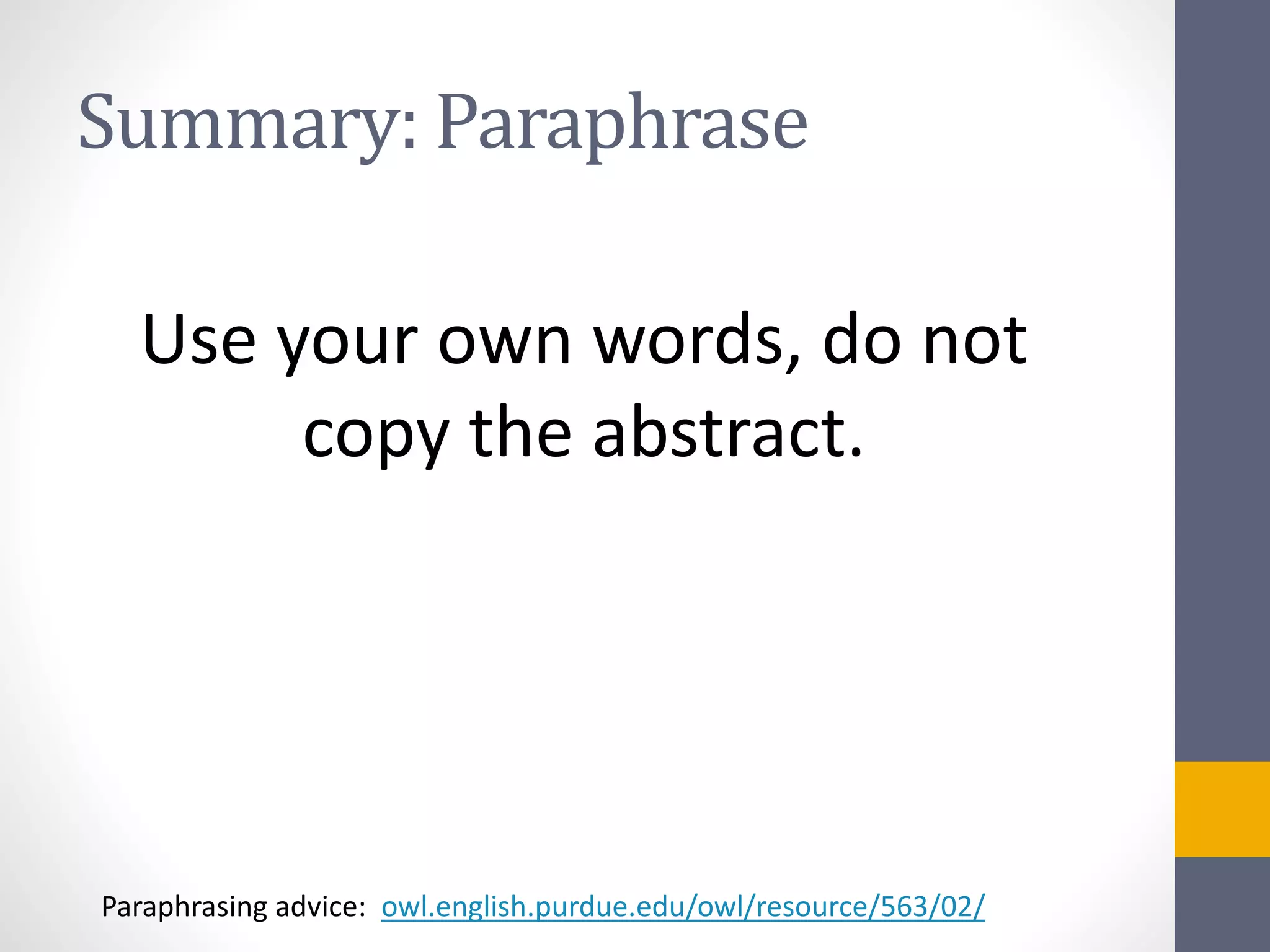 Annotated Bibliographies: Step by Step Guide | PPT
