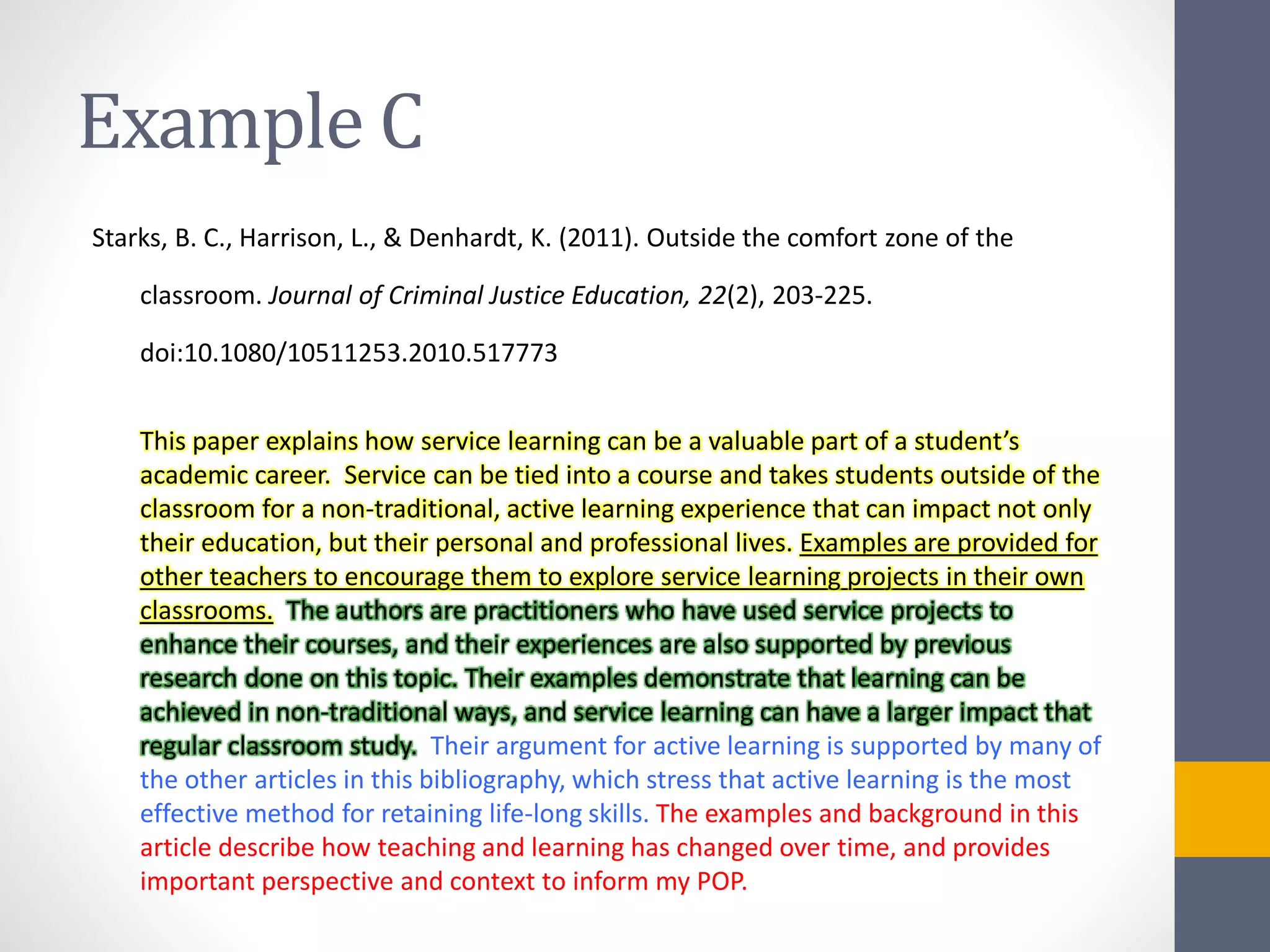 Annotated Bibliographies: Step by Step Guide | PPT