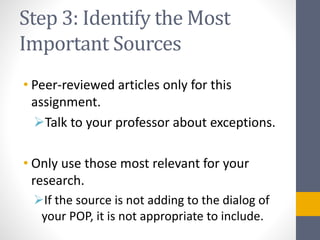 Annotated Bibliographies: Step by Step Guide | PPT