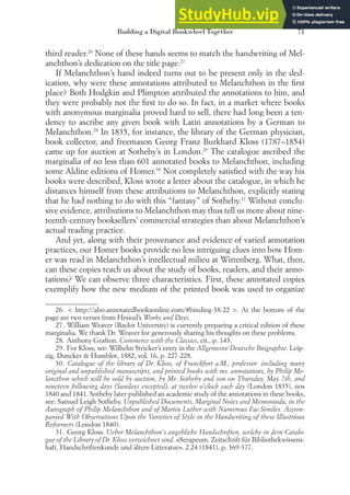 Annotated Books Online And The History Of Early Modern Reading ...