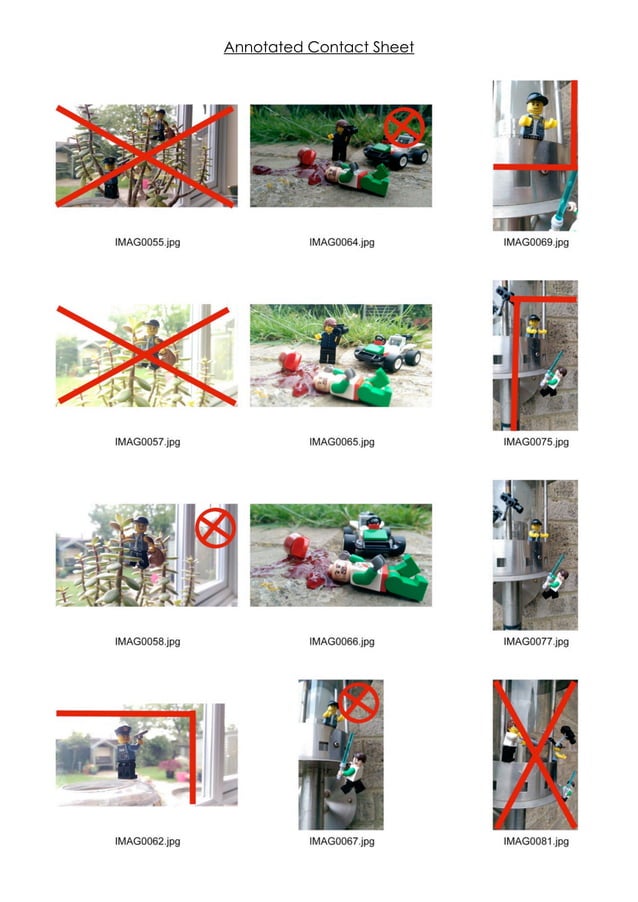 Annotated contact sheet | PDF
