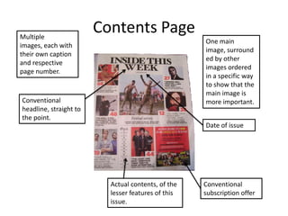 Annotated conventions of an indie magazine | PPT
