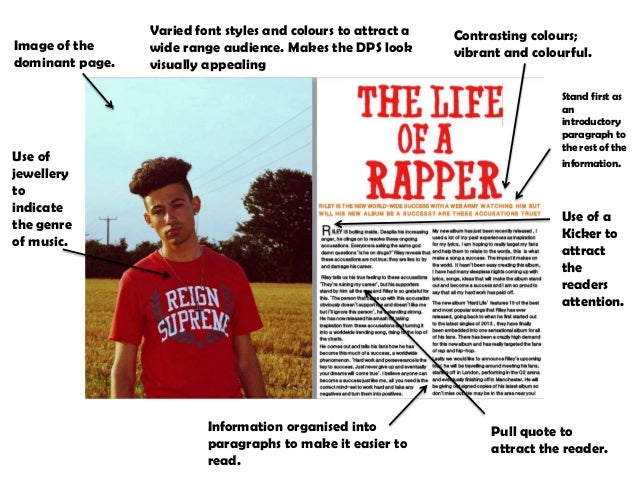 Annotated conventions of my magazine