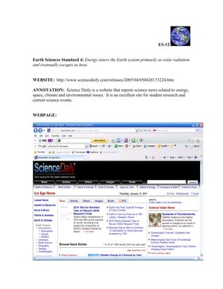 Annotated earth science technology resources | PDF