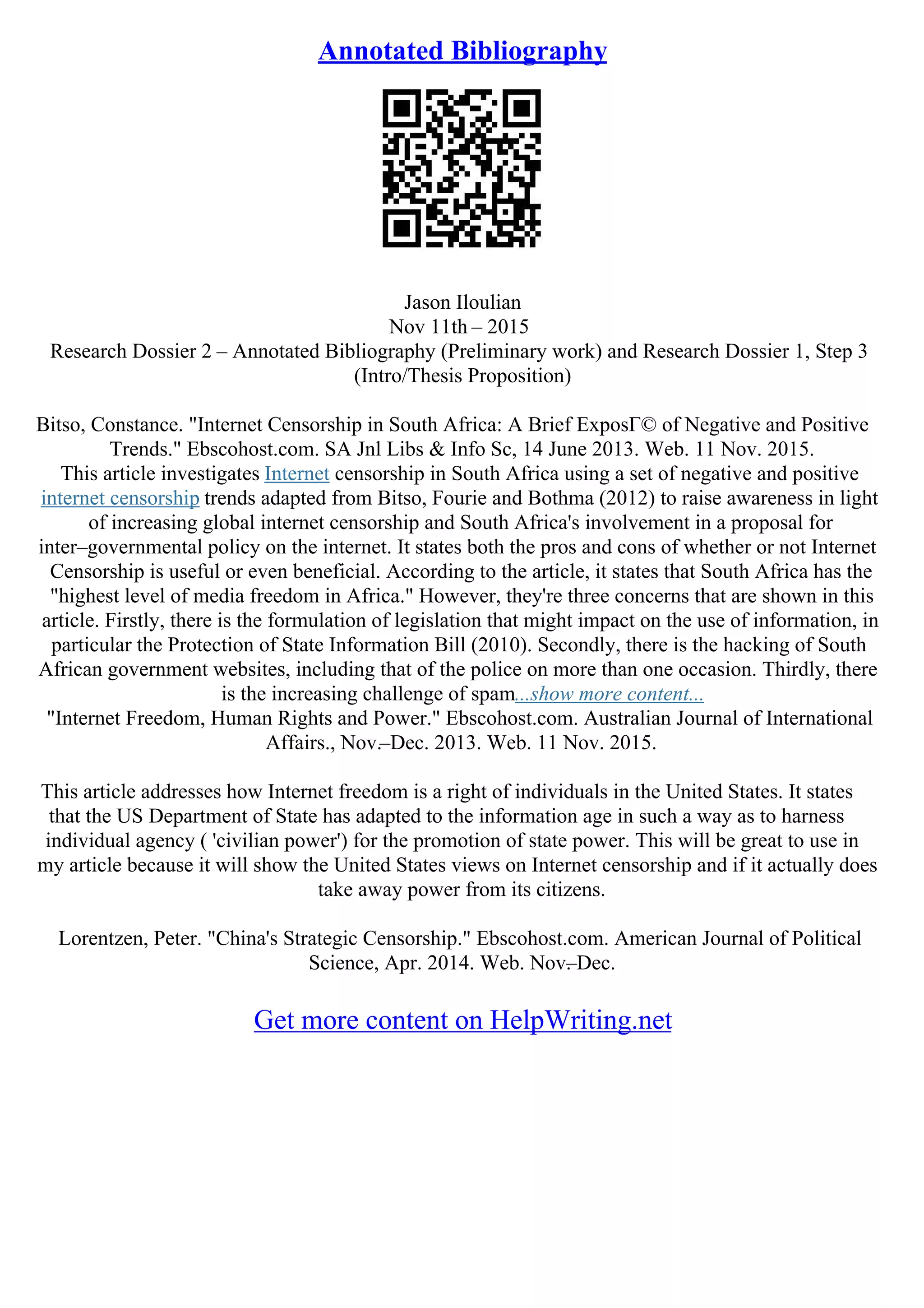 Annotated Essay | PDF | Standardized Testing | Educational Assessment