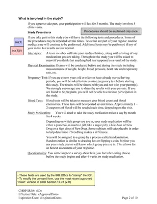 Annotated Research Consent Form | PDF