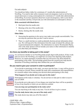 Annotated Research Consent Form | PPTX