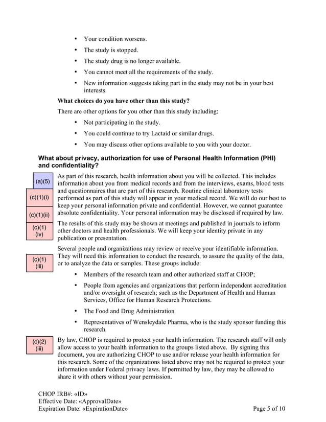 Annotated Research Consent Form | PDF