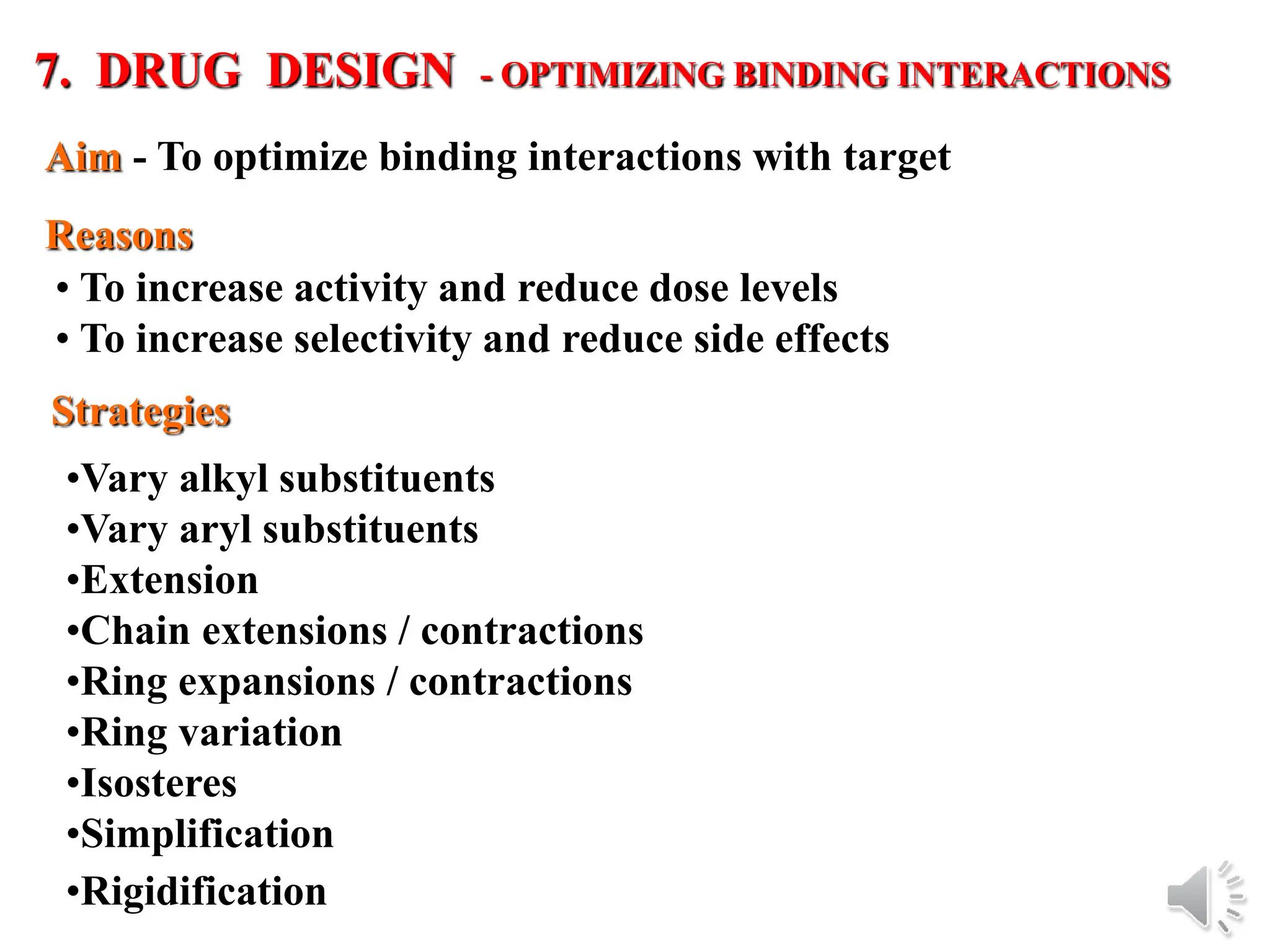 Annotated Lecture 6 - Drug Design Optimizing Target Interactions.pptx