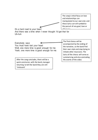 Annotated lyrics | DOCX