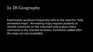 Annotated maps & diagrams | PPTX