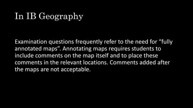 Annotated maps & diagrams | PPTX | Geography | Science