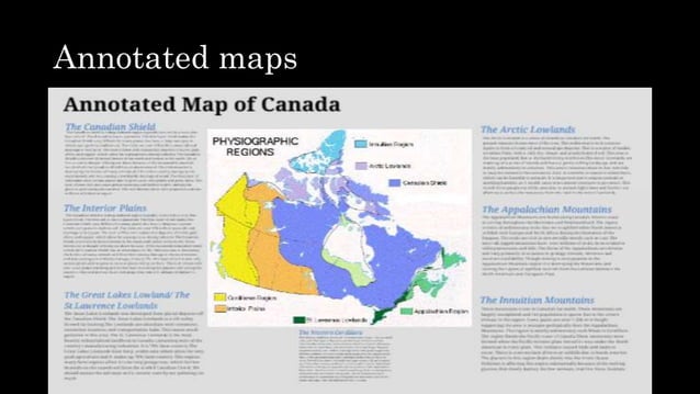 Annotated maps & diagrams | PPTX | Geography | Science