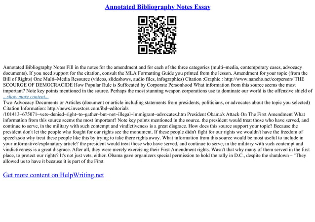 Annotated Reflection Ppt