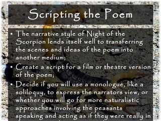 Annotated scorpion | PPT