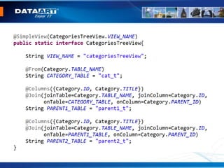 "AnnotatedSQL - провайдер с плюшками за 5 минут" - Геннадий Дубина, Senior Software Developer в ...