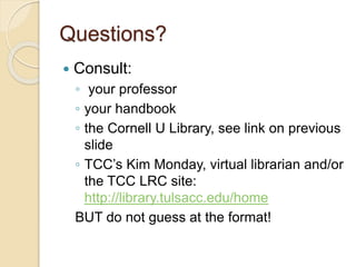 Annotated works cited explain | PPT