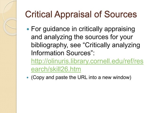 Annotated works cited explain | PPT