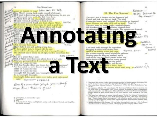 what is annotating