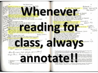 Annotating a text | PDF