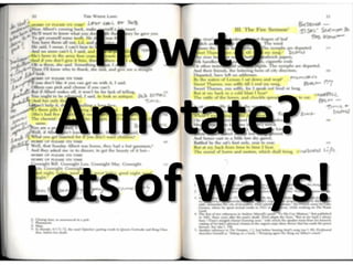 Annotating a text | PDF