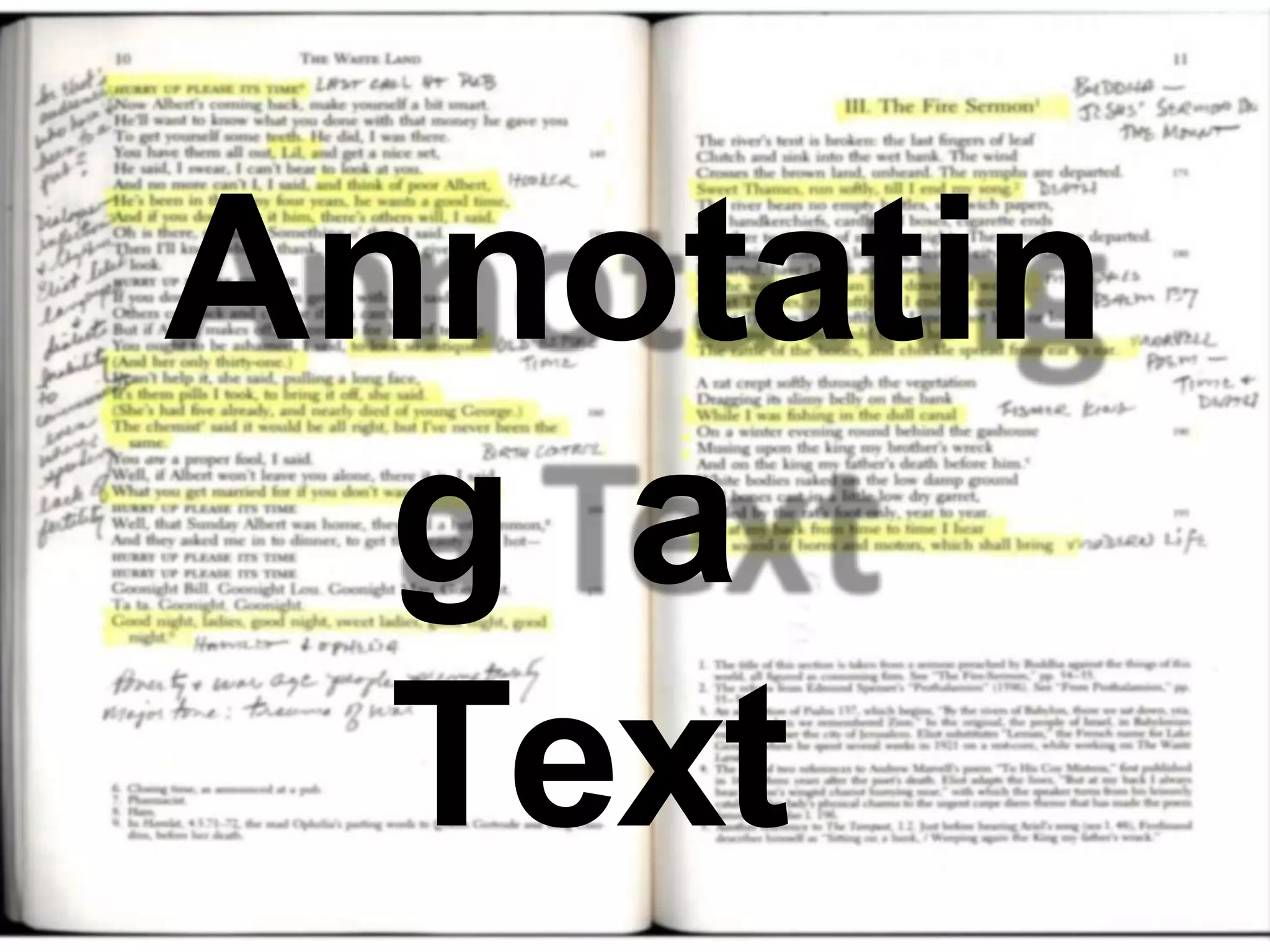 Annotating A Textpptx