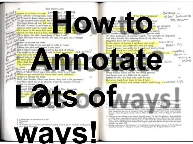 Annotating A Textpptx