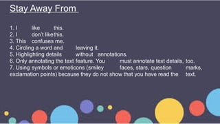 Annotating a text text annotation annotating a text.pptx