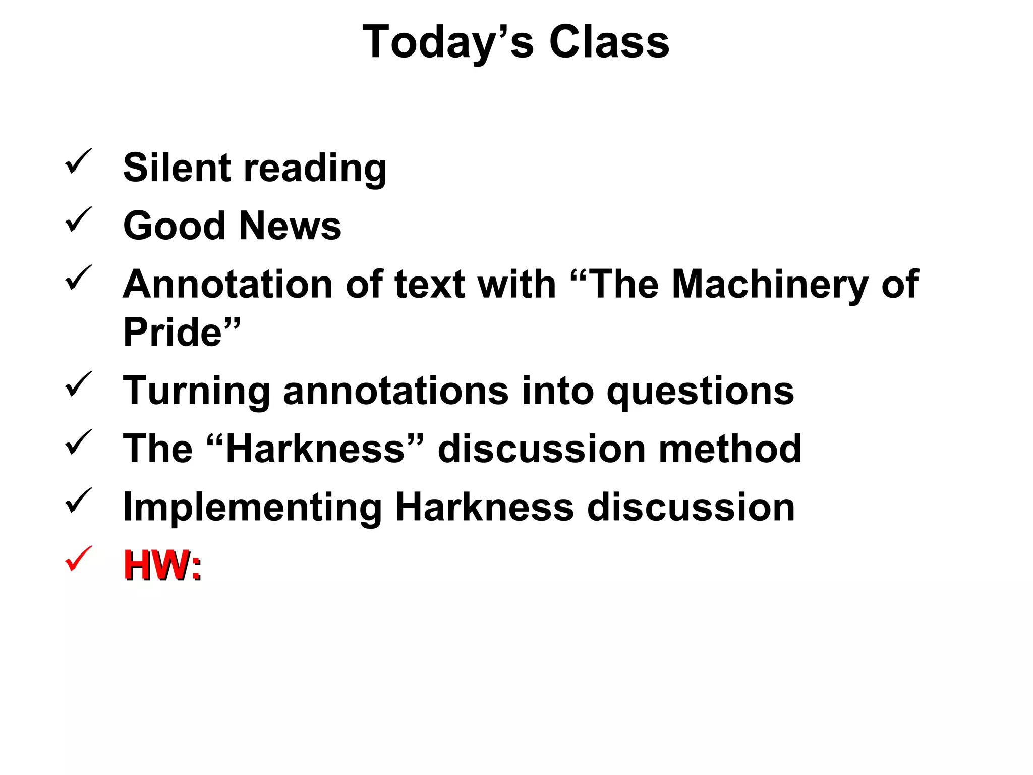 Annotating a text 1213 | PPT