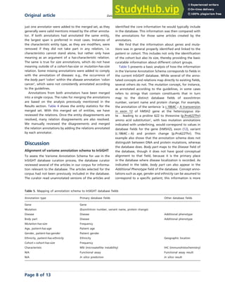 Annotating The Biomedical Literature For The Human Variome | PDF