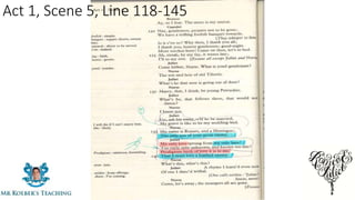 Annotation Guide: Romeo and Juliet - William Shakespeare | PPTX