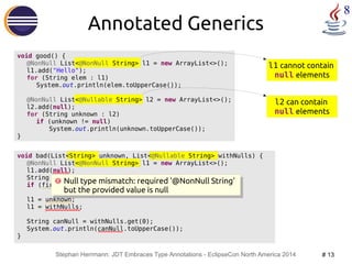 Annotation based null analysis in Eclipse JDT | PDF