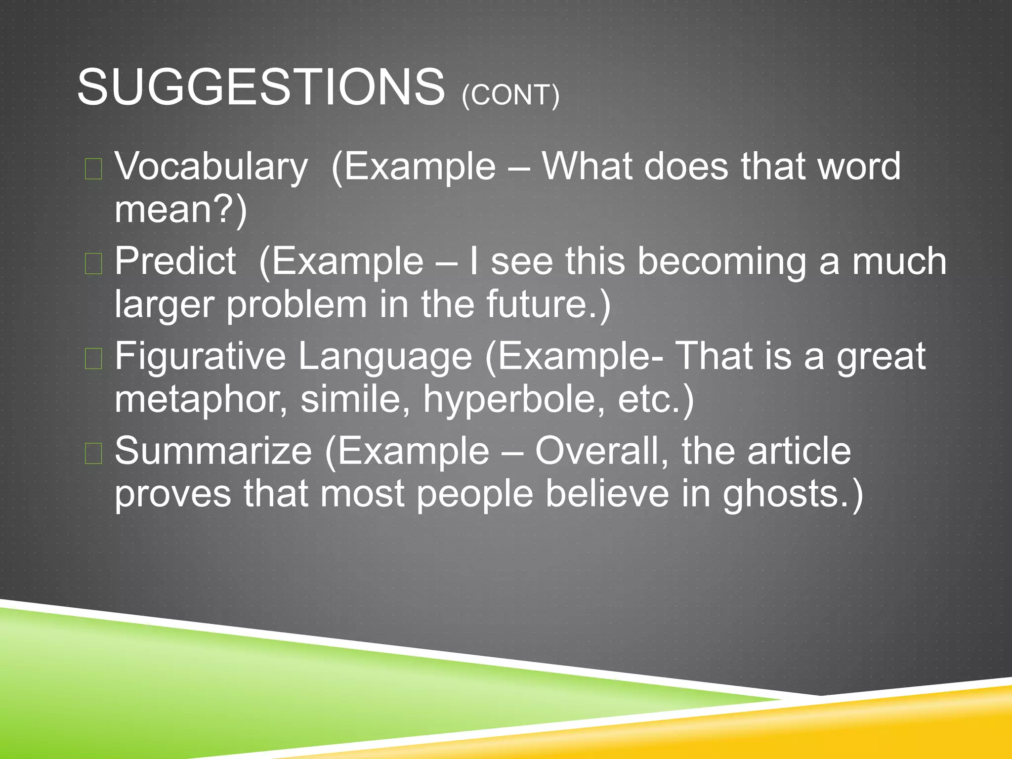 Annotation notes | PPTX