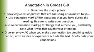 Annotation notes | PPT
