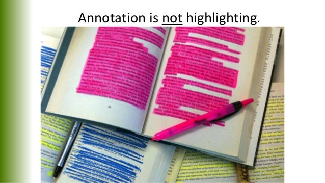 Annotation notes