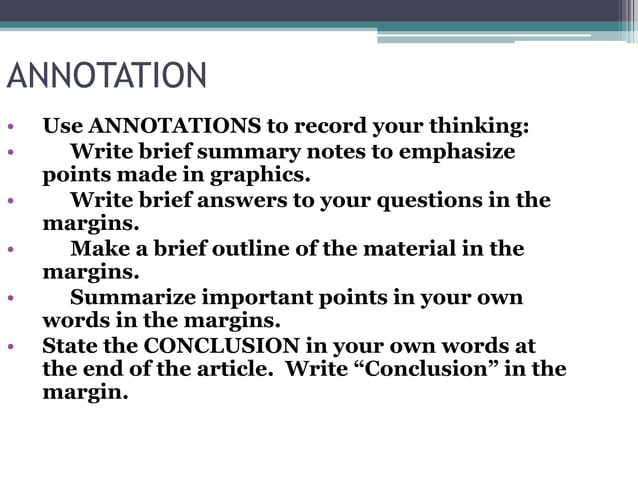 Annotation notes[1] | PPTX