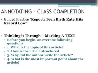 Annotation notes[1] | PPT