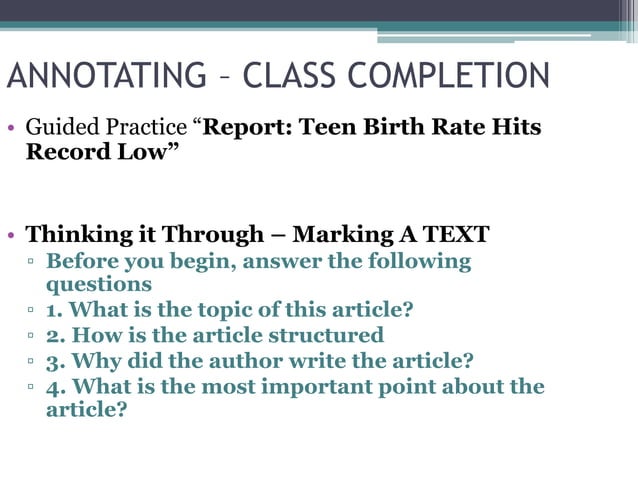 Annotation notes[1] | PPTX